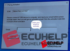 ECUHELP HTprog Software Download, Setup and Activation
