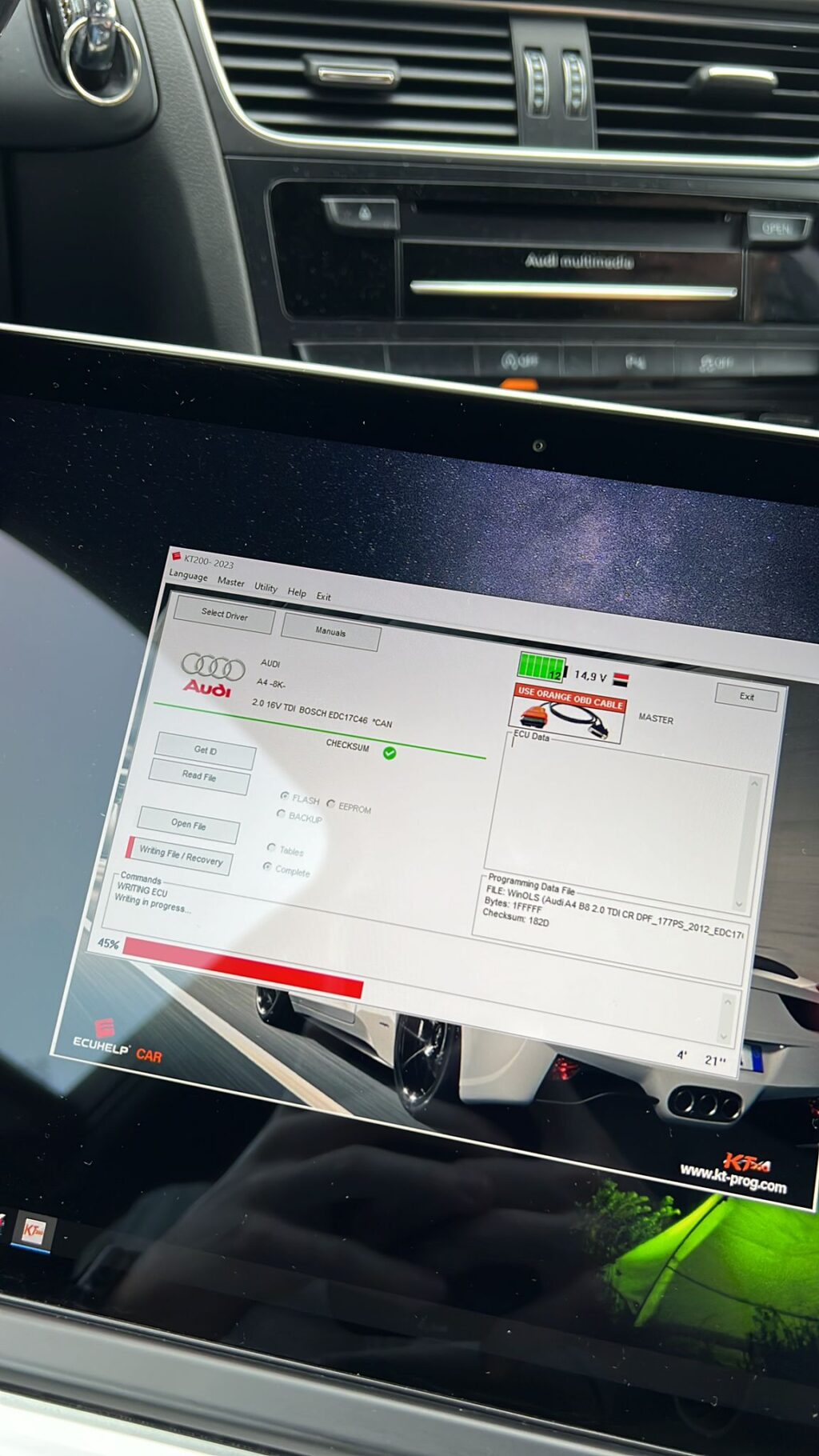 ECUHELP KT200 R/W EDC17C46 ok via OBD / Bench / Boot
