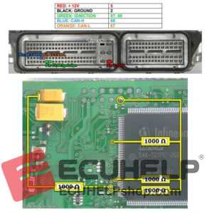 ECUHELP KT200 R/W EDC17C46 ok via OBD / Bench / Boot