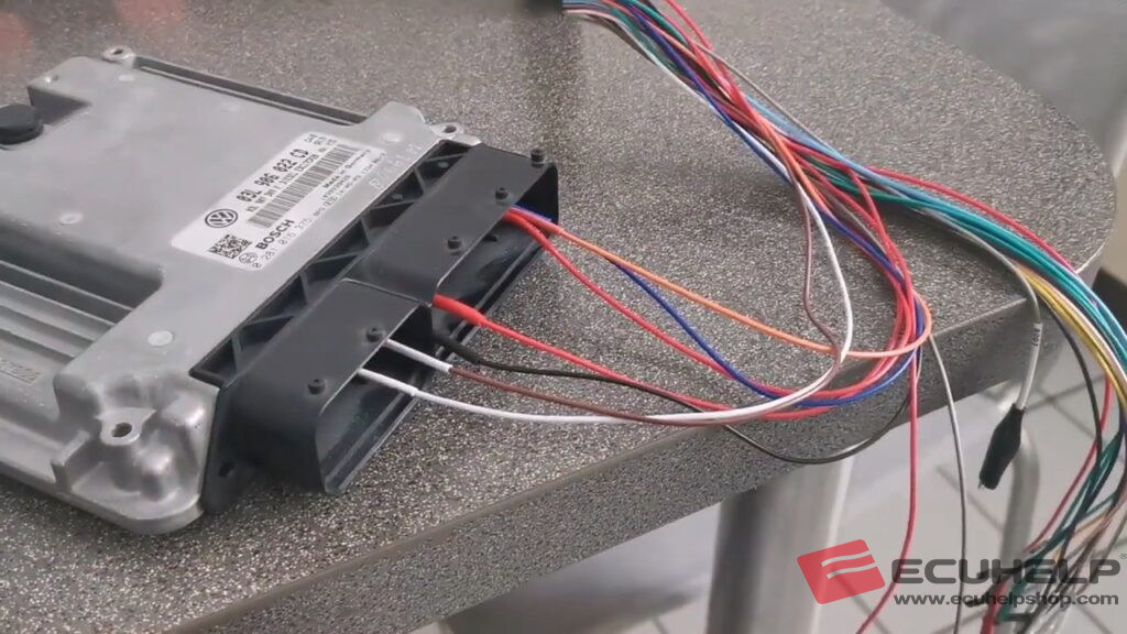 How to use KT200 Read Write Edc17cp20 on Bench?