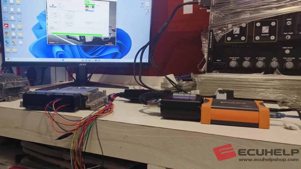 Read/write Suzuki BOSCH MD1CS018 with KT200 ECU Programmer