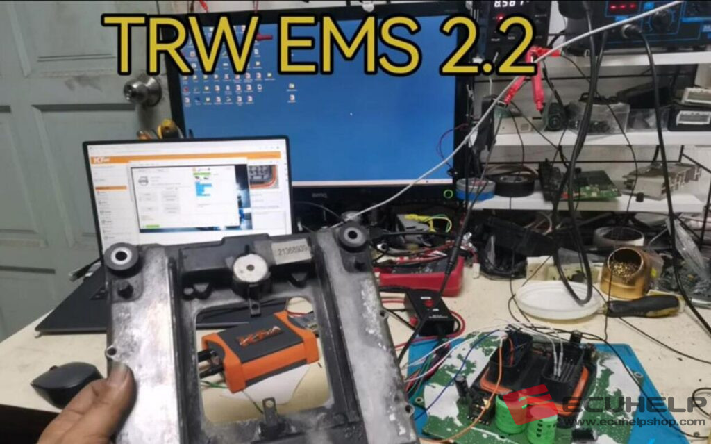 KT200 Bench Read/Write Volvo Renault TRW EMS 2.2 EMS 2.3 OK