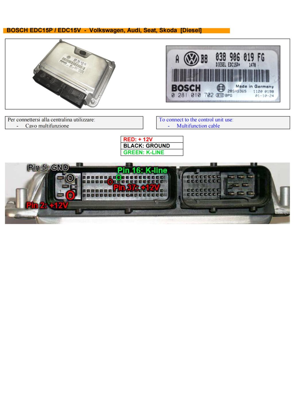 Tested! ECUHELP KT200 Read/Write EDC15 no problem