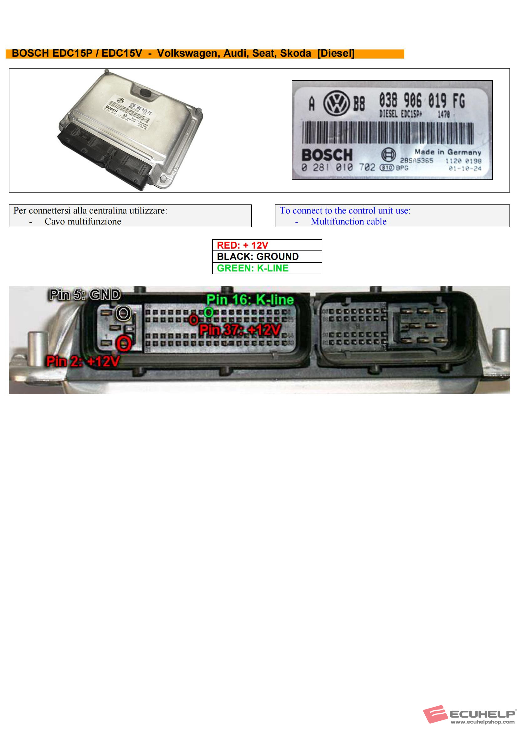 Tested! ECUHELP KT200 Read/Write EDC15 no problem