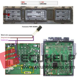KT200 Read and Write Visteon DCU102 DCU104 Boot Mode