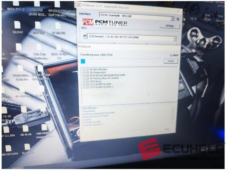 Read and write Mercedes SID307 with KT200 / PCMtuner