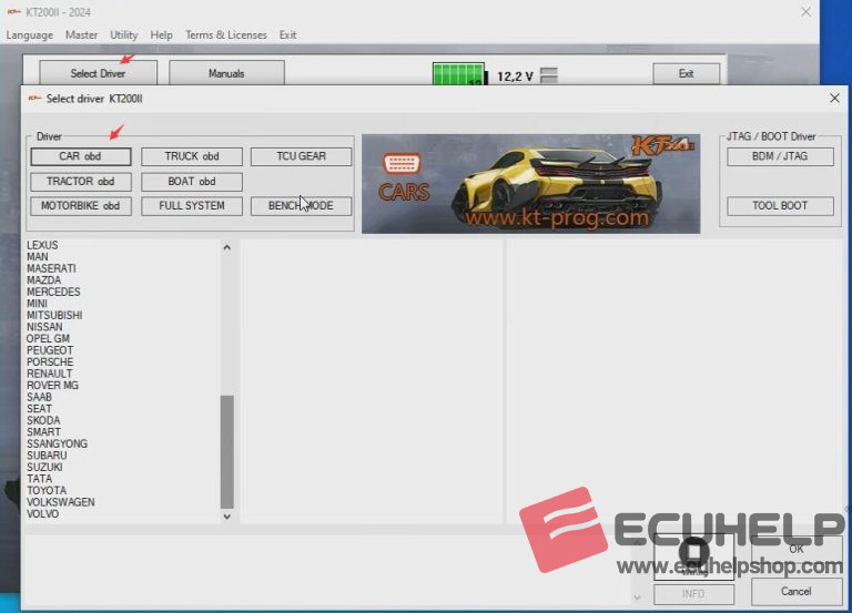 ECUHELP KT200II 2024 Software: Download and Installation