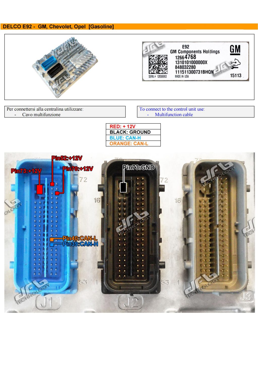 ECUHELP KT200II Read Write Delco E38 E67 E84 E92