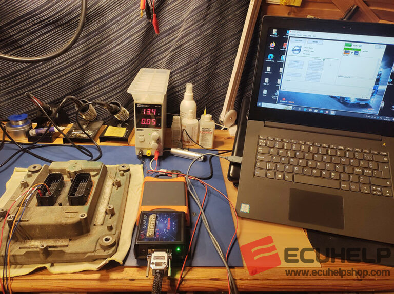 KT200 Volvo Truck ems2.3 Read Write on Bench OK