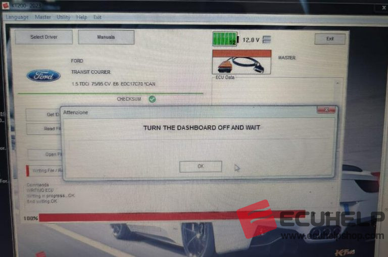 KT200 Read Write Ford EDC17C70 OBD/Bench/Boot Mode
