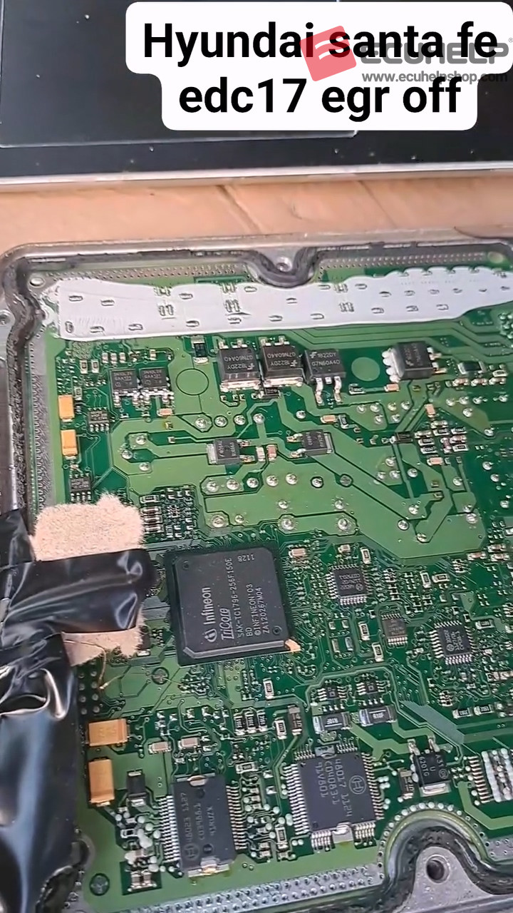 ECUHELP KT200 Read Write Hyundai Santa edc17 fe