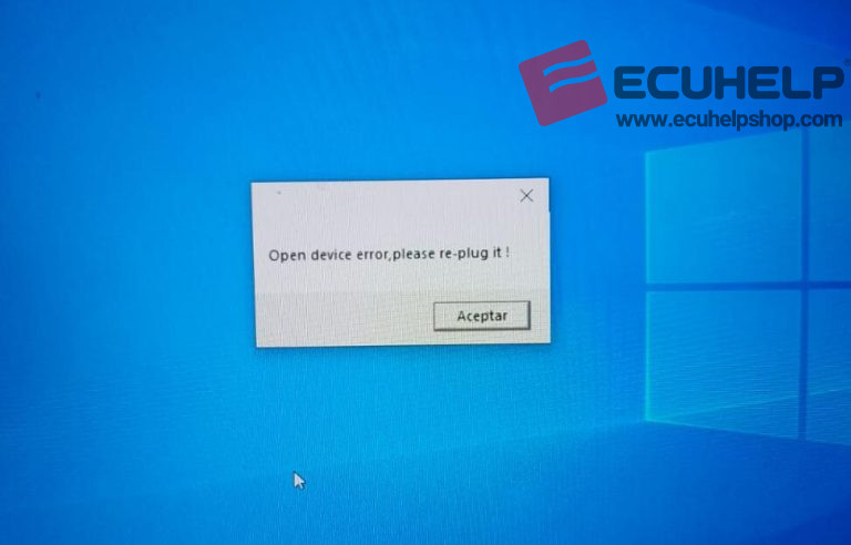 Resolving the “Open Device Error” in KT200II