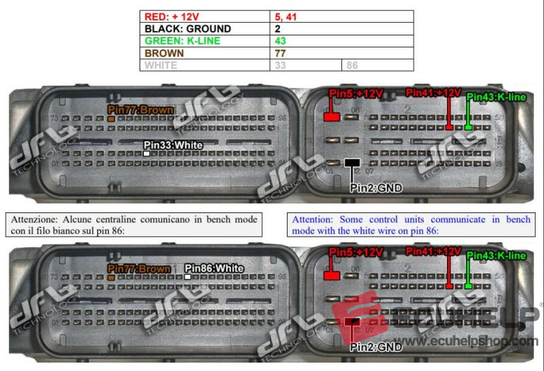KT200II Read Write MB EDC16C32 on Bench