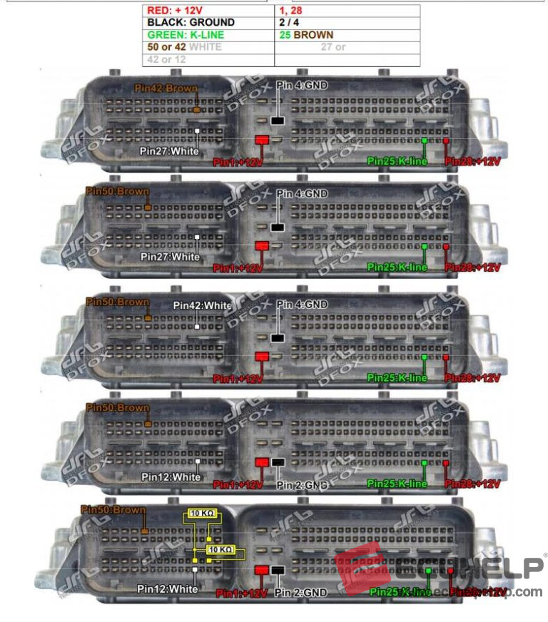 Bench Read Write Hyundai SantaFe edc16c39 with KT200II