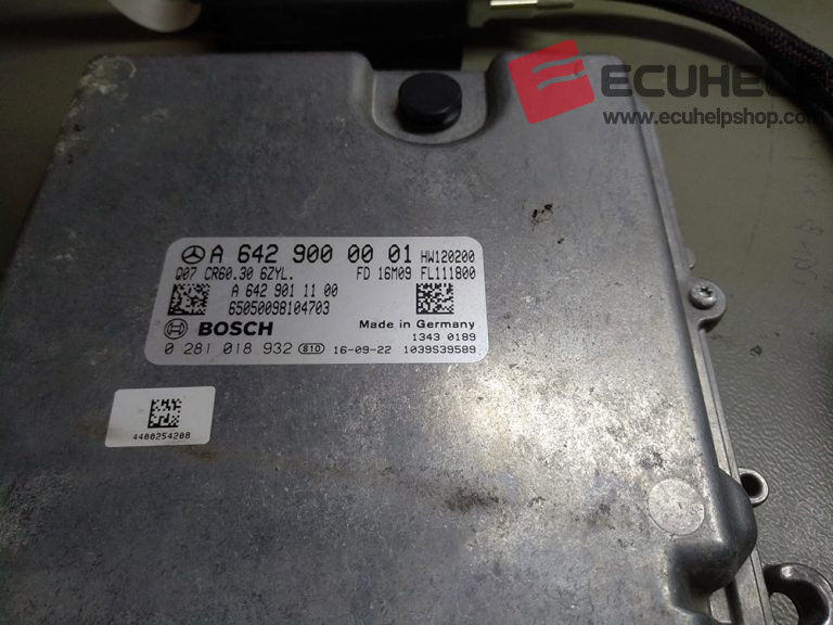 KT200II Read Write MB Sprinter EDC17CP46 20016 on Bench