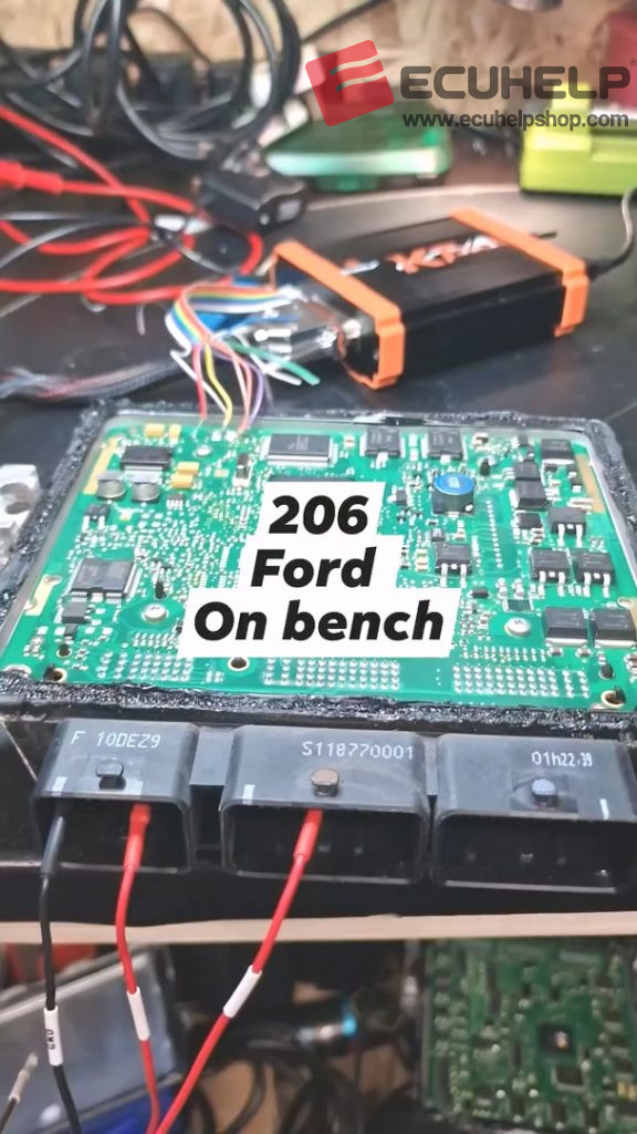 KT200II Read Write Ford Siemens SID206 on Bench