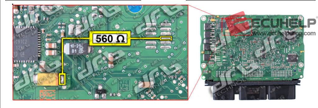 KT200II Read Write Ford Focus 1.6ti ecu continental ems2204 Boot Mode ...