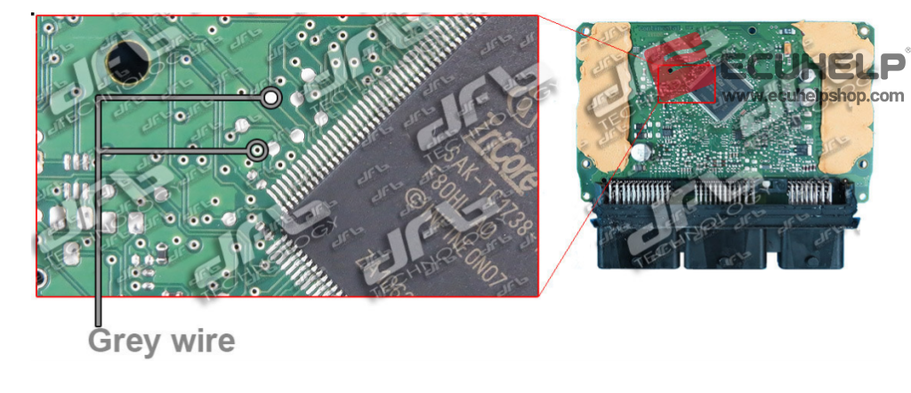 KT200II Read Write Ford Focus 1.6ti ecu continental ems2204 Boot Mode ...