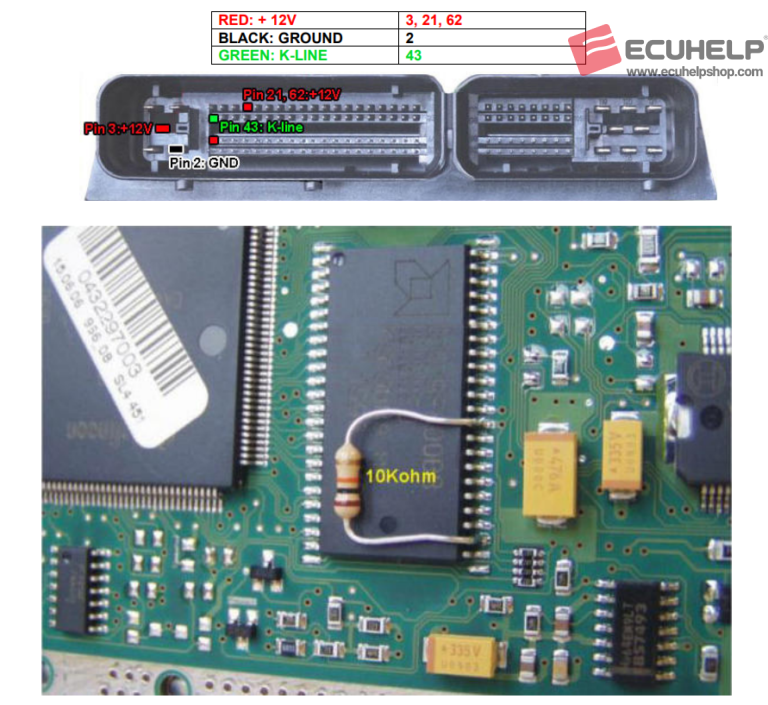 ECUHELP KT200II read/write Me7.1.1 boot mode