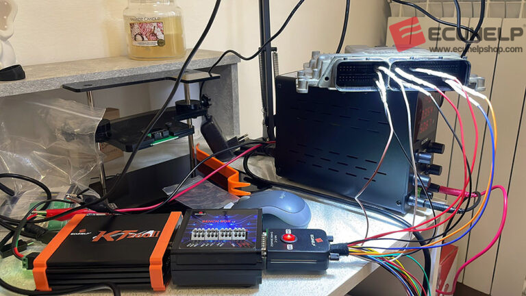 KT200II Read Write IVECO DAILY 140-36 EDC17C49 on Bench